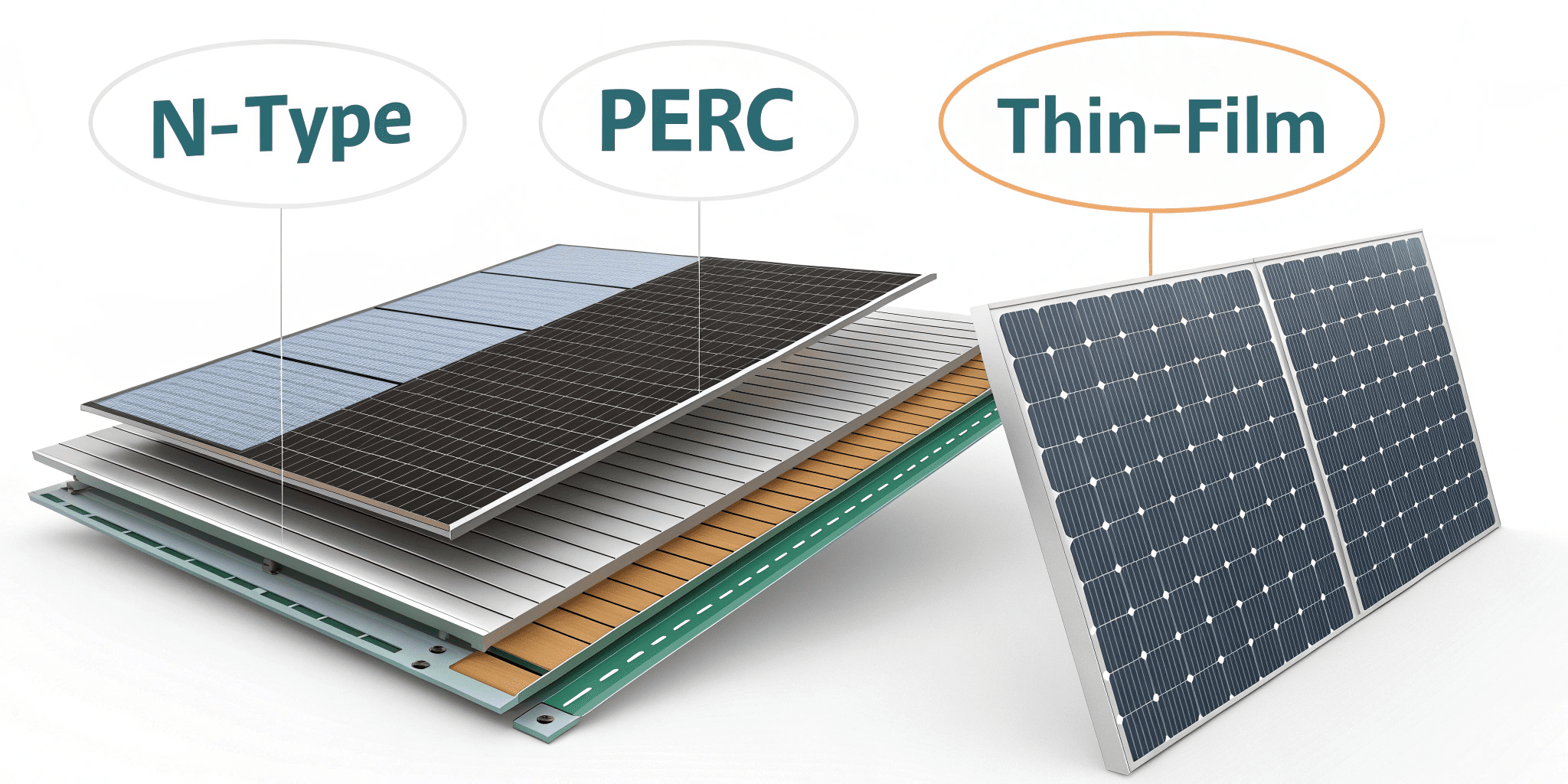 Solar Module Technology Comparison: N-type vs PERC vs Thin-film ...